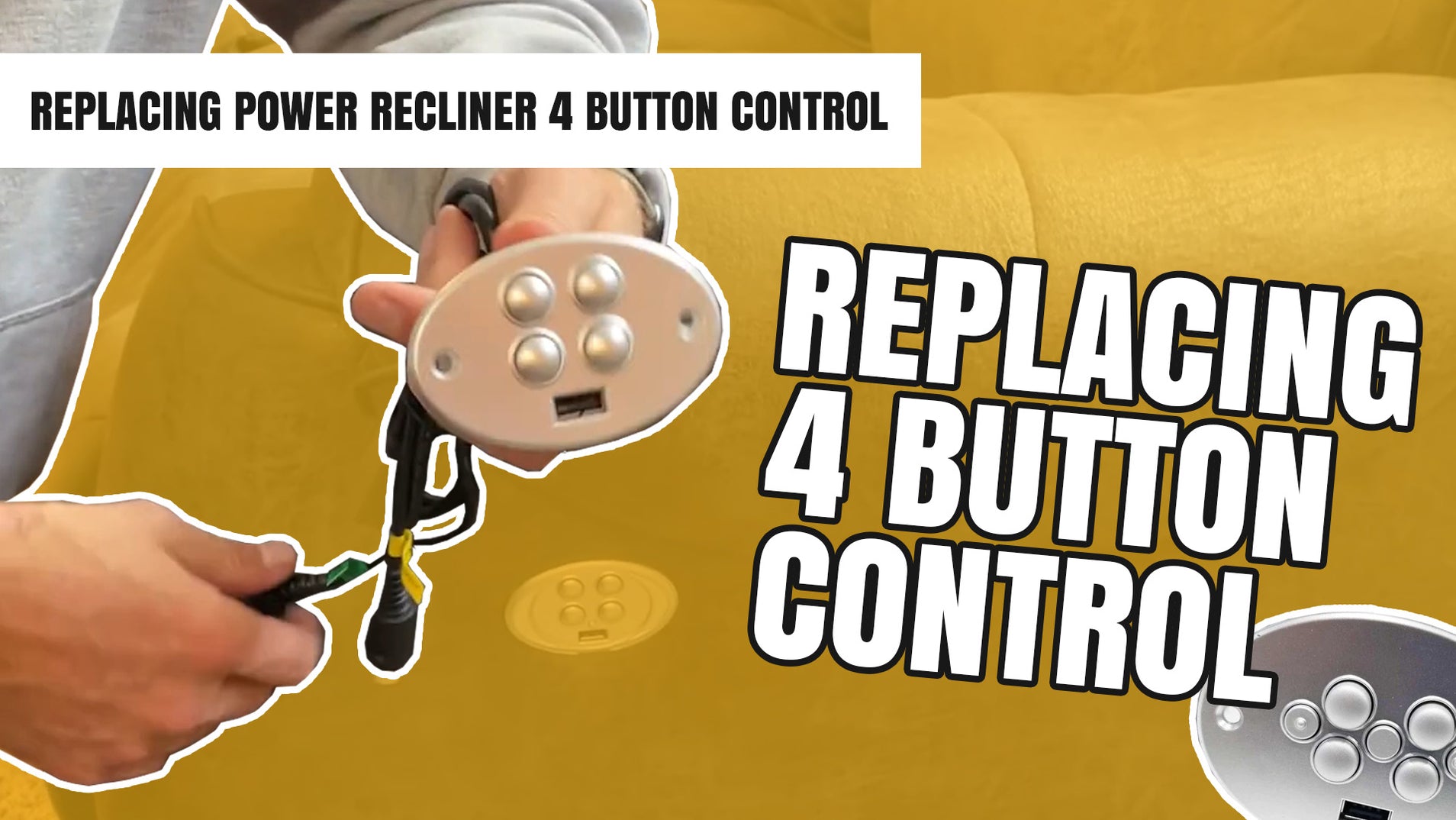 Replace a broken Button Control or Remote Control on your Power Reclin ...
