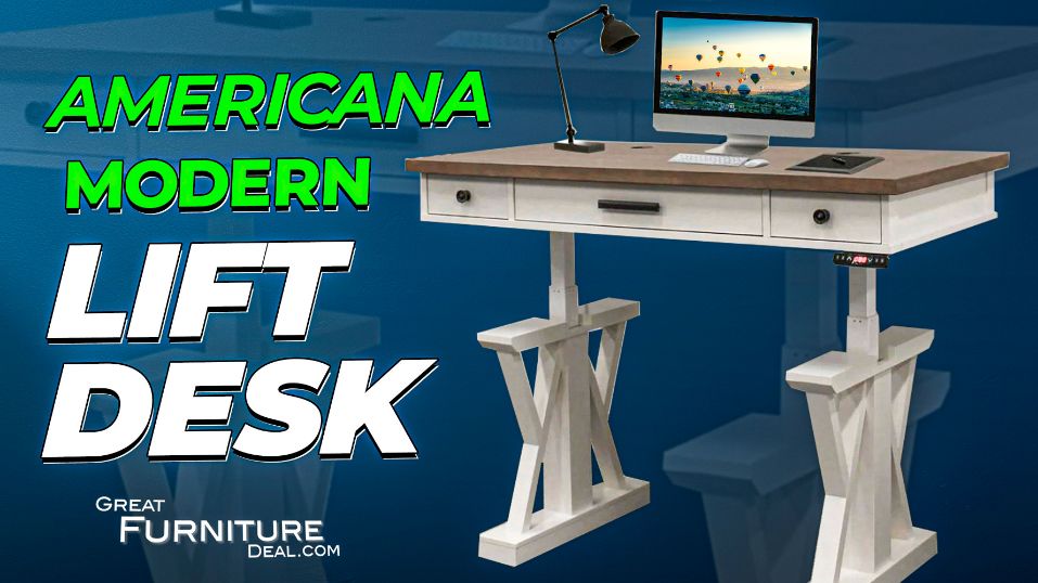 Americana Modern Lift Desk — GreatFurnitureDeal