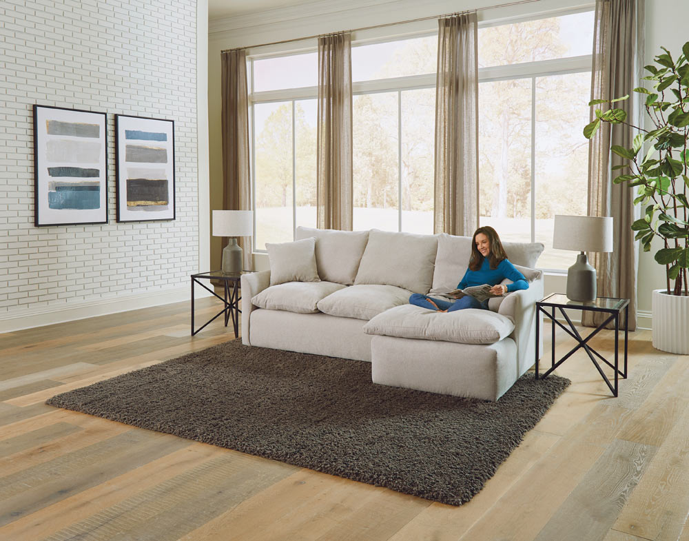 Jackson Furniture - Harper 3 Piece Sectional Sofa in Oyster - 1345-62 ...