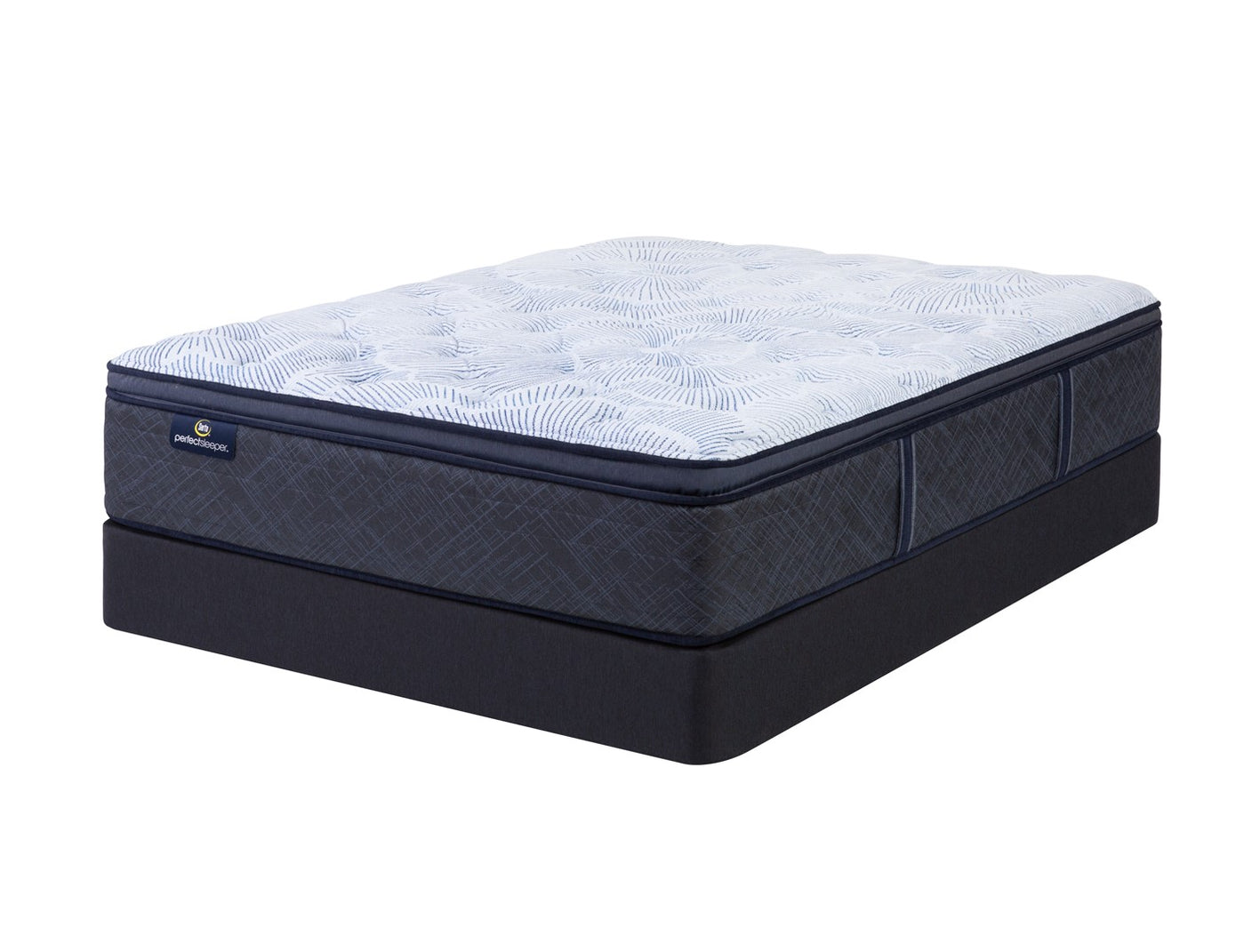 Serta Mattress - Perfect Sleeper Blue Lagoon Nights Queen Mattress Set ...