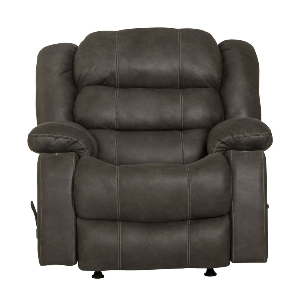 Catnapper - Beckley Rocker Recliner w/Dual Cupholders in Steel - 3316 ...