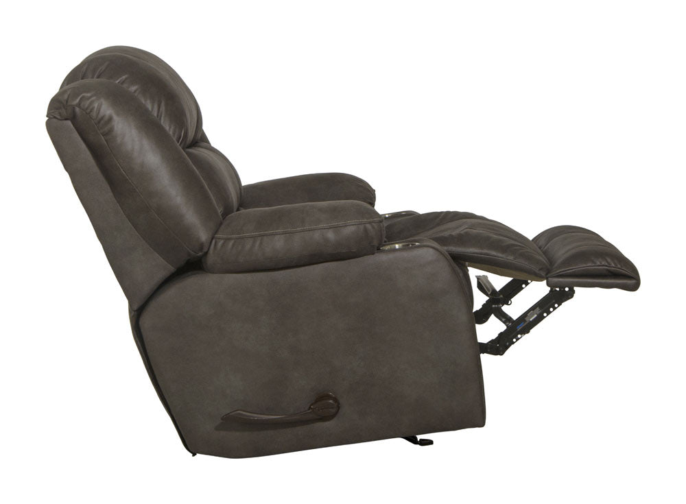 Catnapper - Beckley Rocker Recliner w/Dual Cupholders in Steel - 3316 ...
