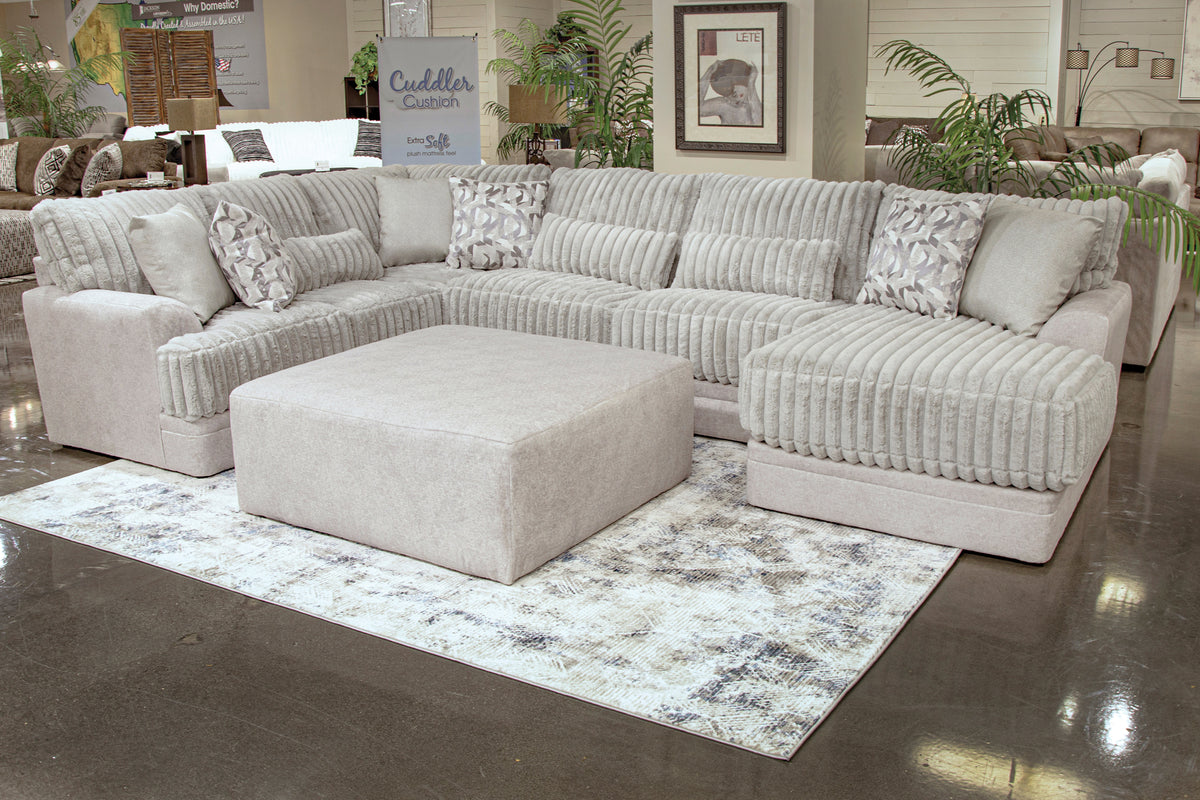 Jackson Furniture - Titan 4 Piece Sectional Sofa in Moonstruck - 3480 ...