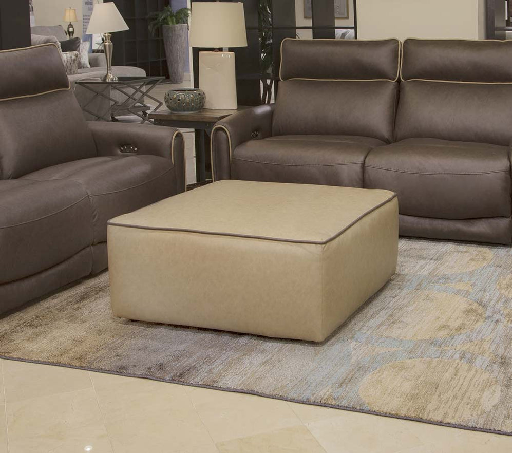 Catnapper - Nico Castered Cocktail Ottoman in Walnut - 350-12-WALNUT ...