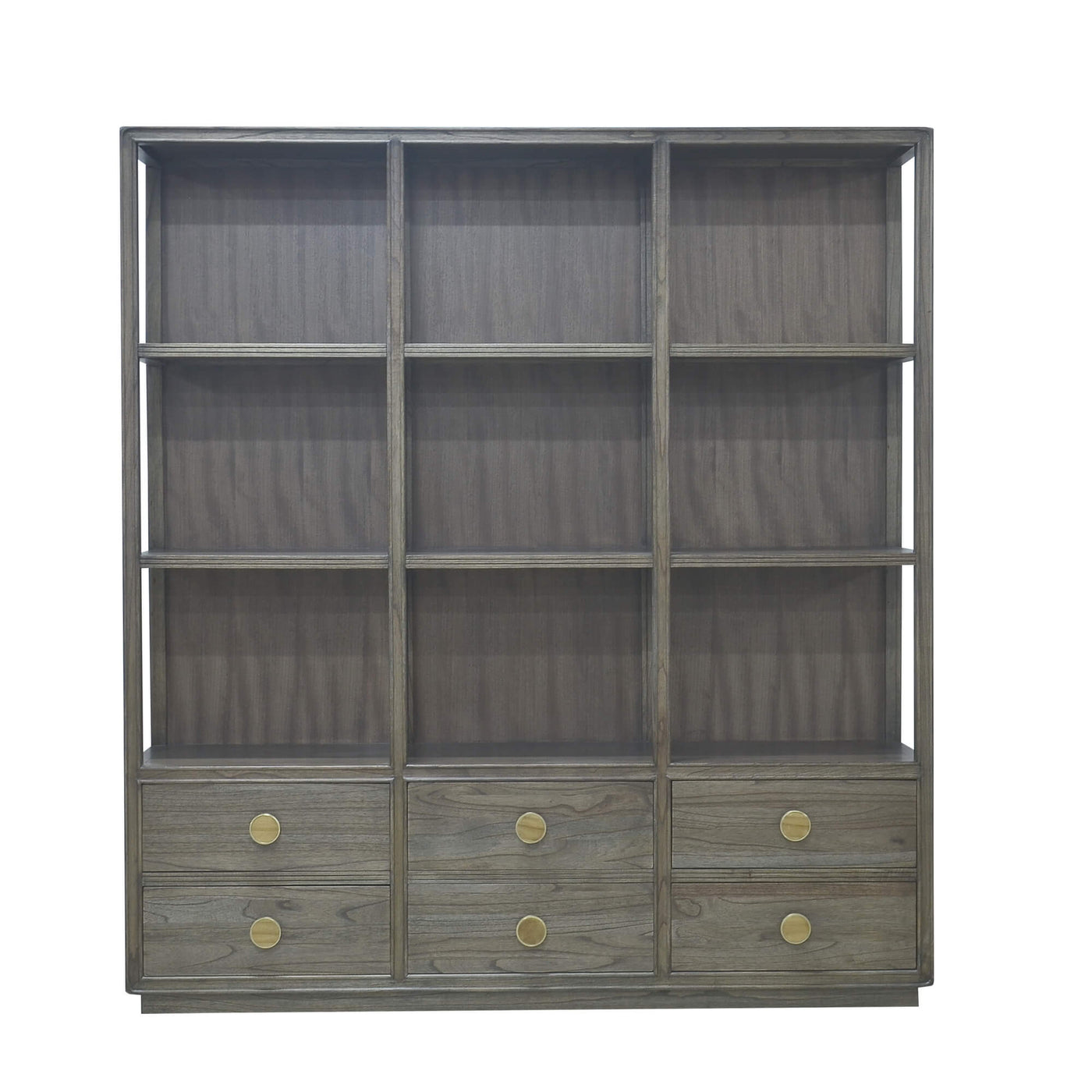 Home Bramble - Cohan Open Cabinet w/ 6 Drawers in Mindi Gray - US-WS ...