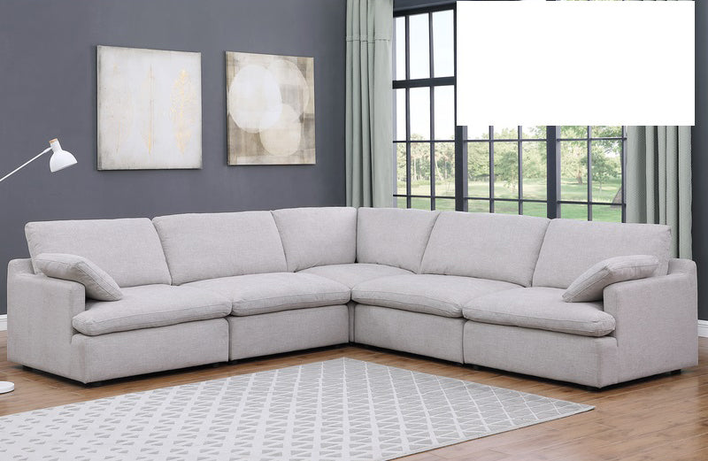 Mariano Furniture - C020 5 Piece Sectional Set in Beige - BM-C020 ...