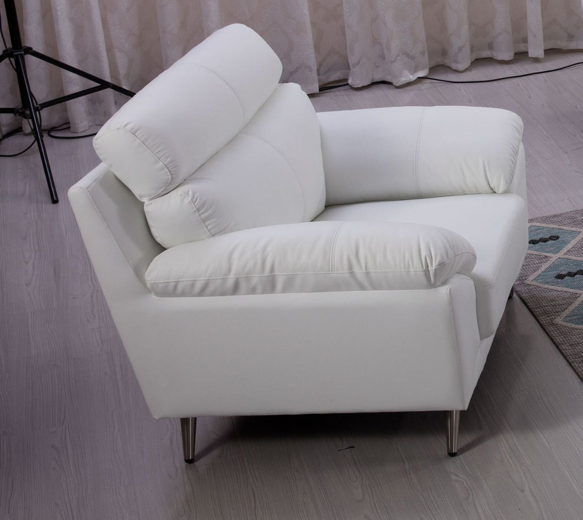 American Eagle Furniture - EK528 White Top Grain Leather Chair - EK528 ...