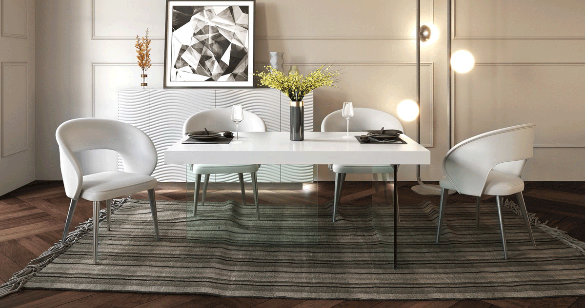 ESF Furniture - Franco Spain Maximo Dining Table 11 Piece Dining Room ...