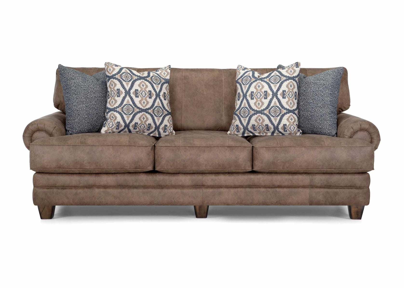 Franklin Furniture - Sicily 2 Piece Living Room Set in Chief Hazelnut ...