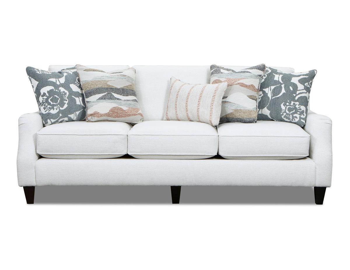 Southern Home Furnishings - Missionary Salt Sofa in White - 7002-00KP ...