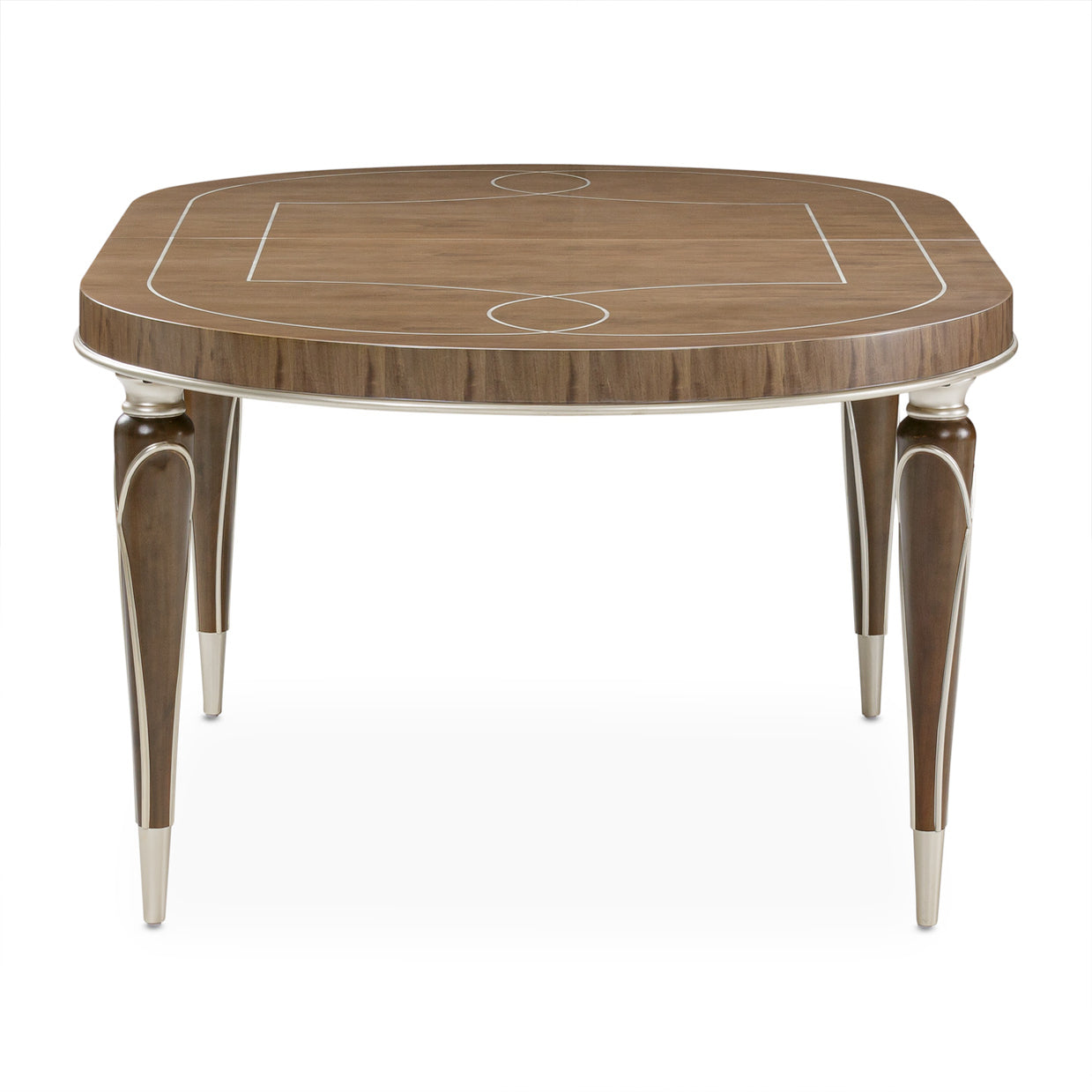 AICO Furniture - Villa Cherie 12 Piece Dining Room Set in Hazelnut - N ...