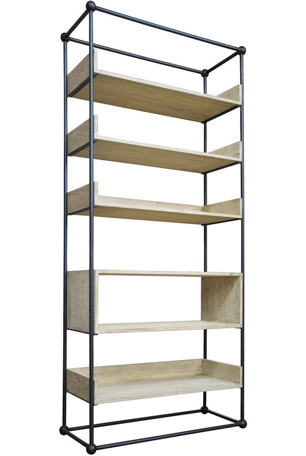 CFC Furniture - Monte Bookcase, Reclaimed Lumber Shelves - CM189 ...