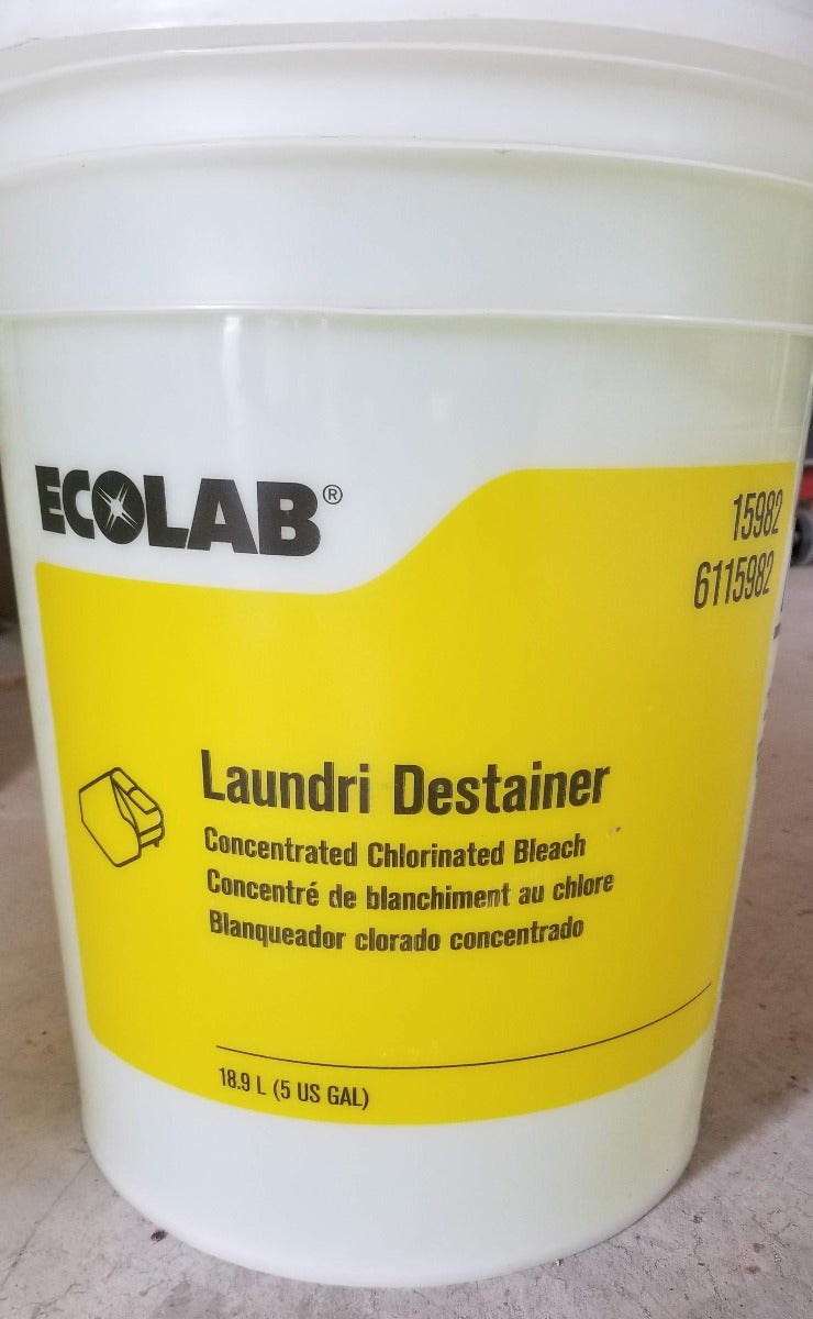 Ecolab Laundry Destainer 5 (Five) Gallon Bucket — GreatFurnitureDeal
