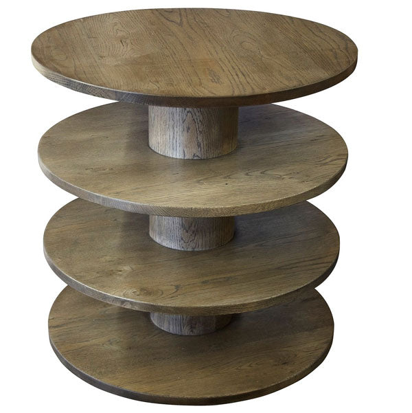 CFC Furniture - Marx Side Table, Oak - FF077 — GreatFurnitureDeal